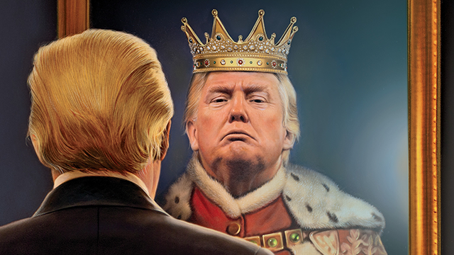 President Trump is dressed as a king on the new Time magazine cover ...